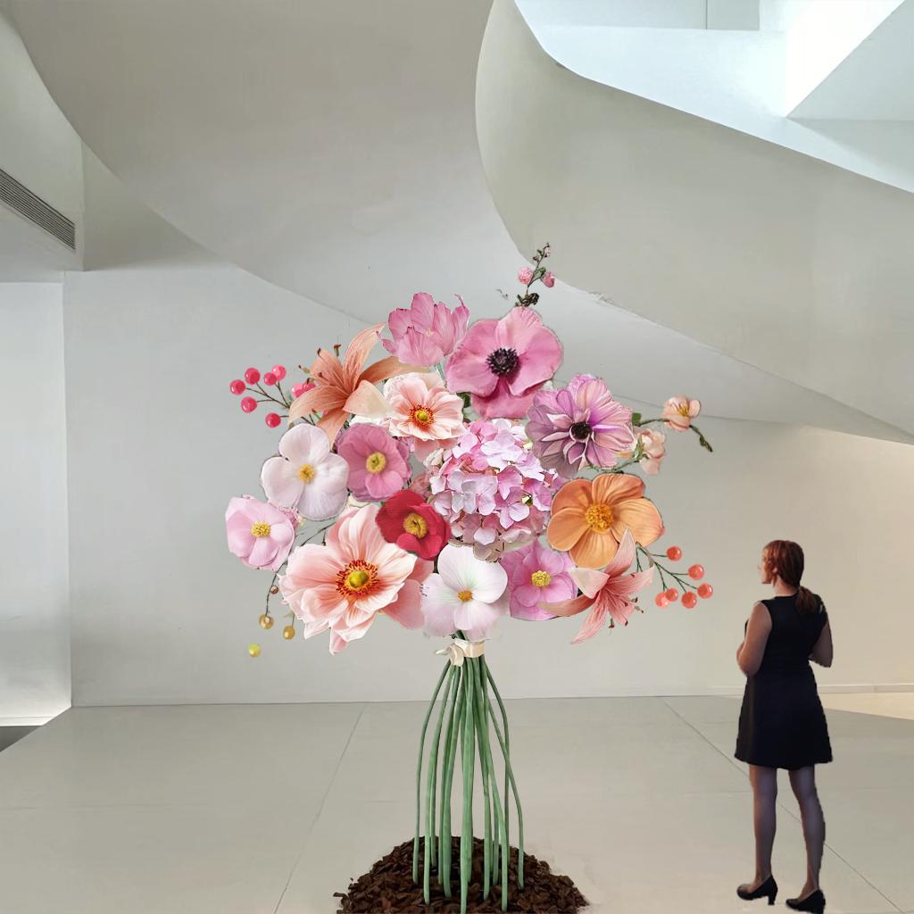 Free-standing Giant Flower Bouquets - Spring Summer Wedding/ Event ...