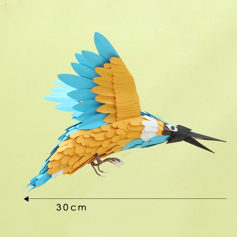 Hand Crafted Paper Birds- Jungle Installation Window Display - Retail ...