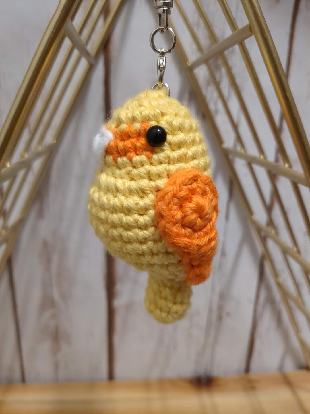 Bird Crochet Keychain Interchangeable, Customized, Keyring, Crochet ...