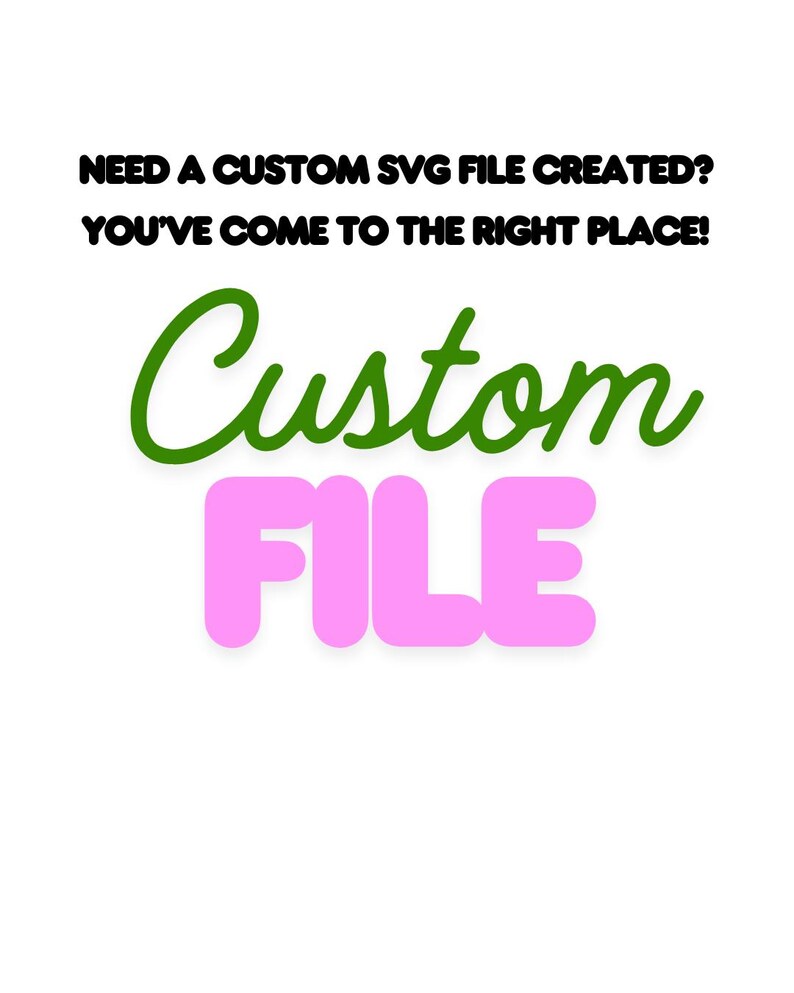 Custom SVG File - Etsy