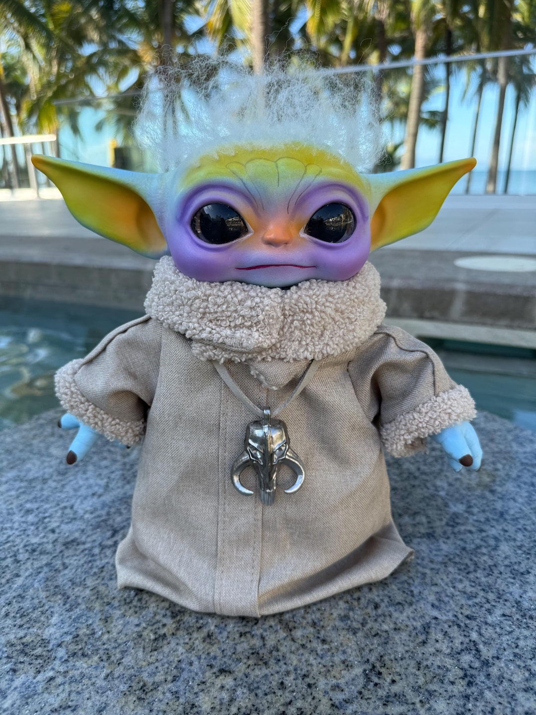 Custom Grogru Baby Yoda Doll Mandolorian Star Wars Stuffed Plush 11 ...