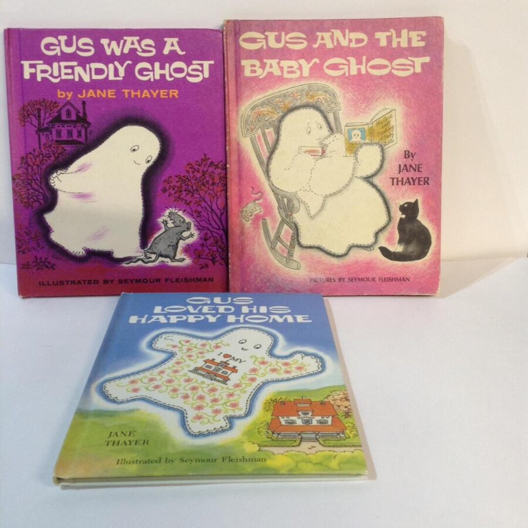 3 HC Books : Gus Was a Friendly Ghost , Gus Loved His Happy Home, Gus ...