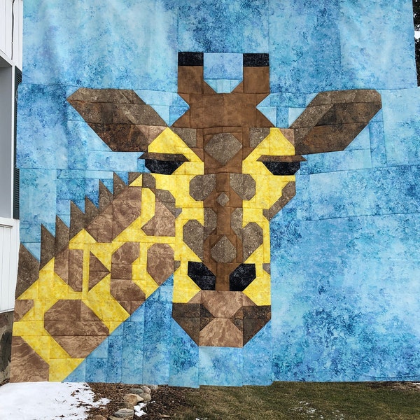 Giraffe Quilt Pattern - Etsy