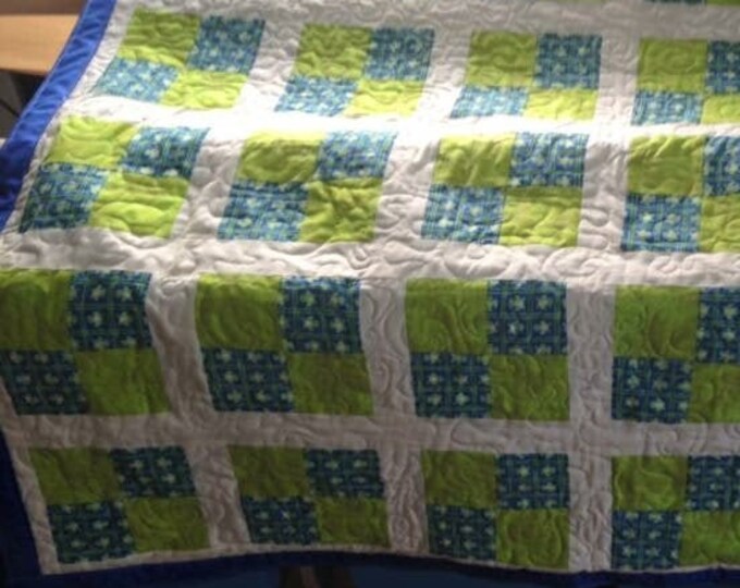 Basic Glitch Quilt Pattern PDF Download Beginner Sewing Quilting Modern ...