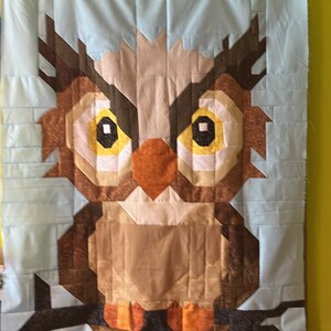 Owl on a Branch Quilt Pattern - Digital Pattern - Etsy