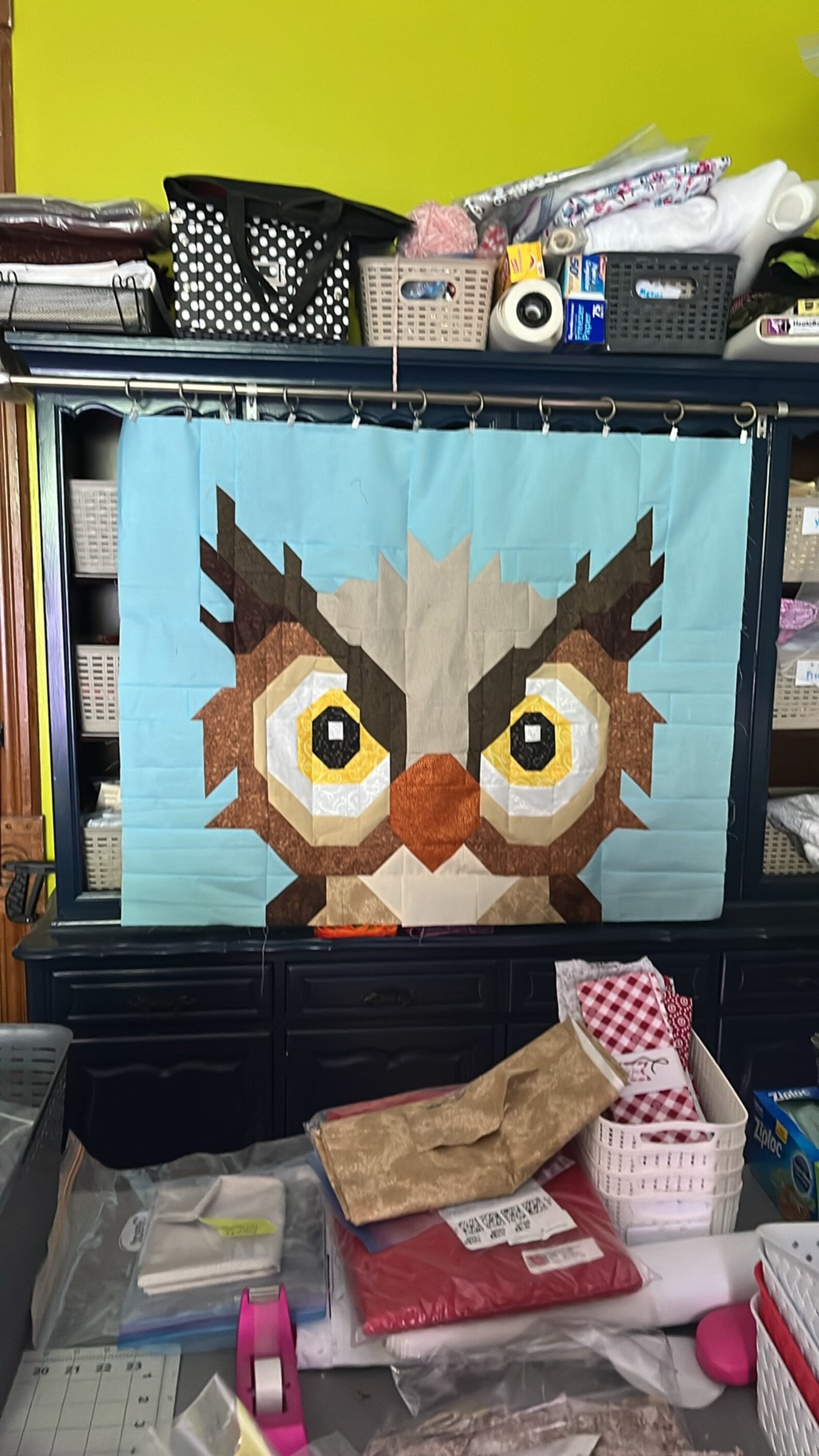 Owl on a Branch Quilt Pattern - Digital Pattern - Etsy