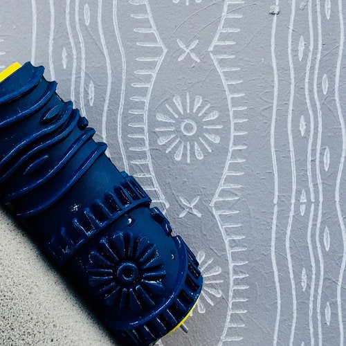 Paint Wall Rollerno67vivaldi Pattern Roller Wall Decor | Etsy