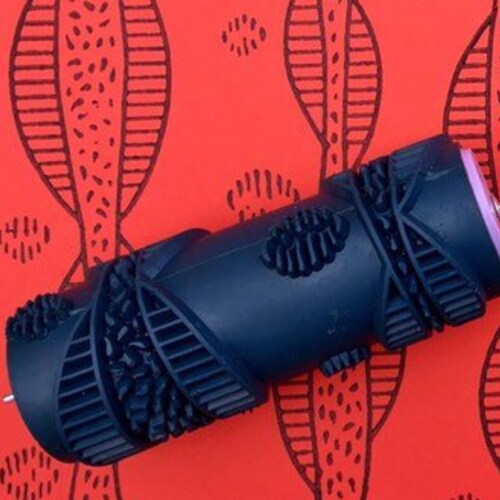 Pattern Pattern Paint Rolleririna Wall Decor Roller | Etsy
