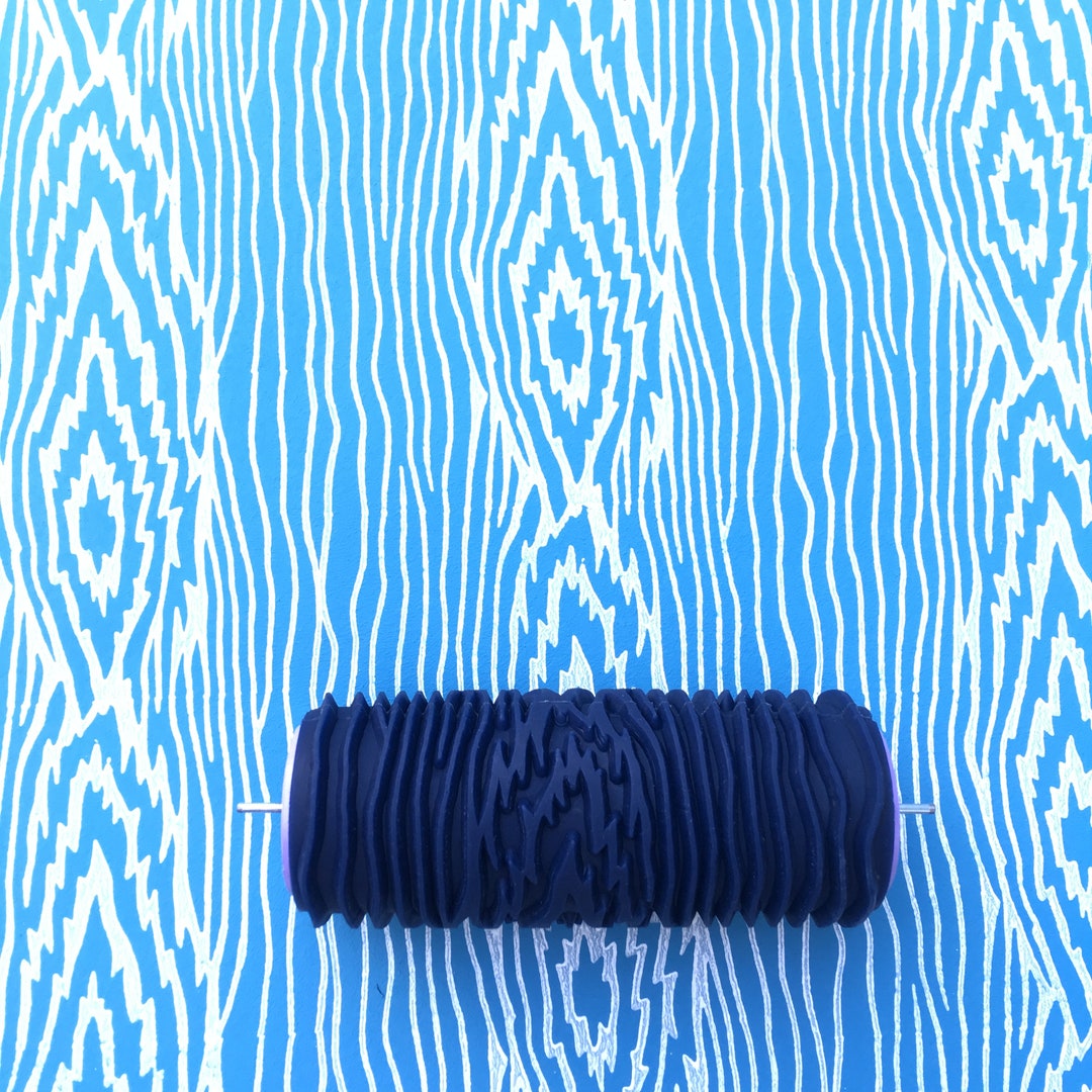 Pattern Paint Rollerno52,tree BARK, Wall Decor, Pattern Roller, Paint ...