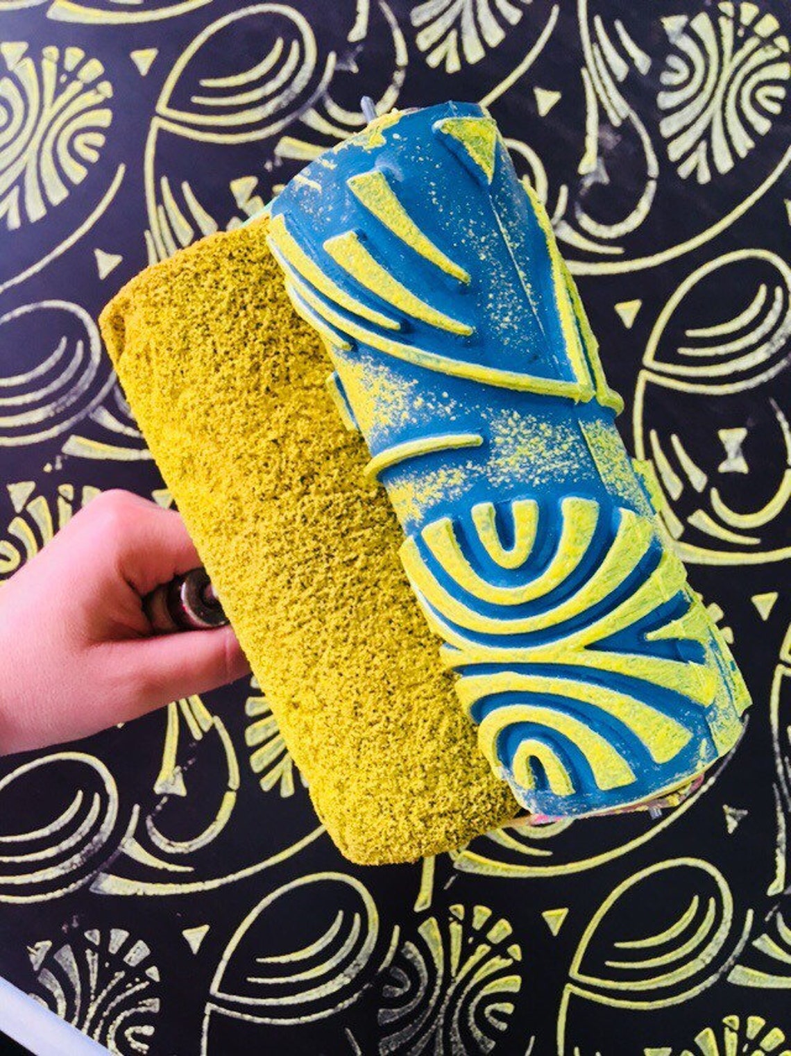 Pattern Paint Rollerno57,sheeran, Pattern, Paint Roller, Home Decor ...