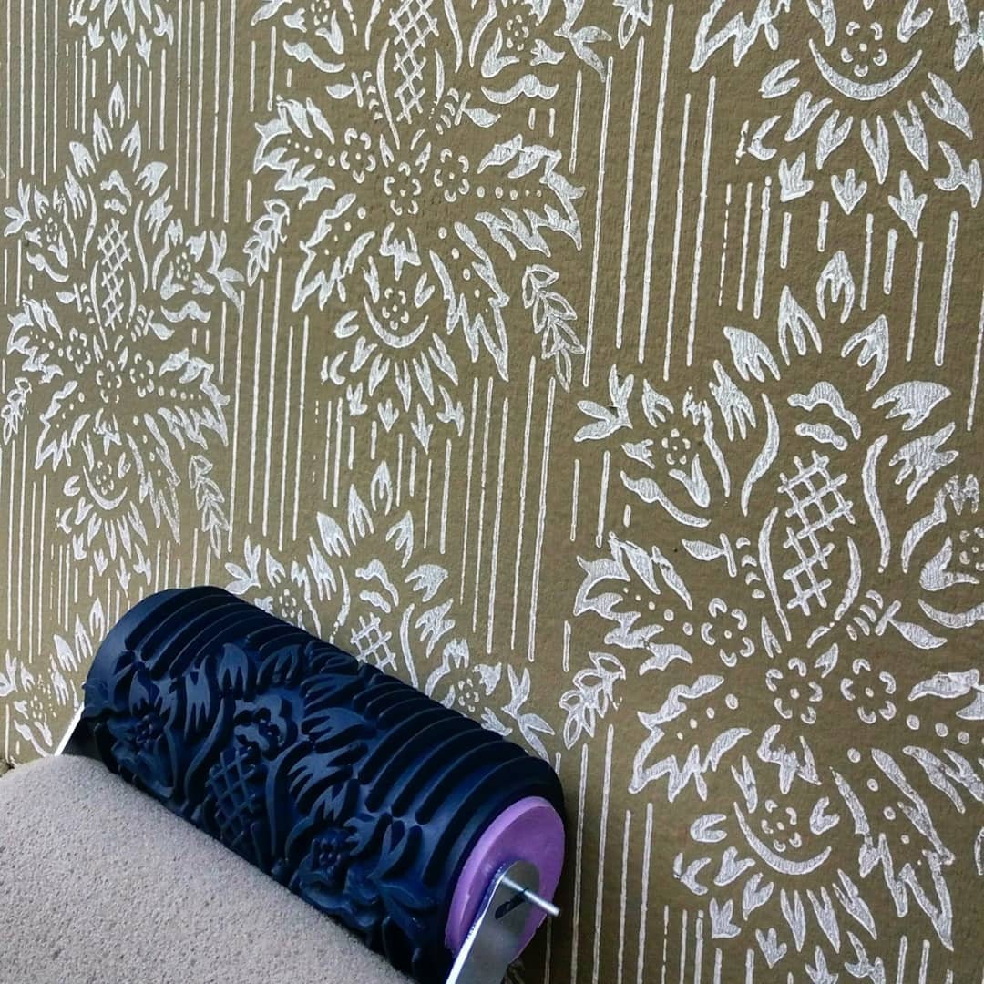 Paint Rollerno 70,CHARMER, Wall Decor , 15cm,patterned Paint Roller ...