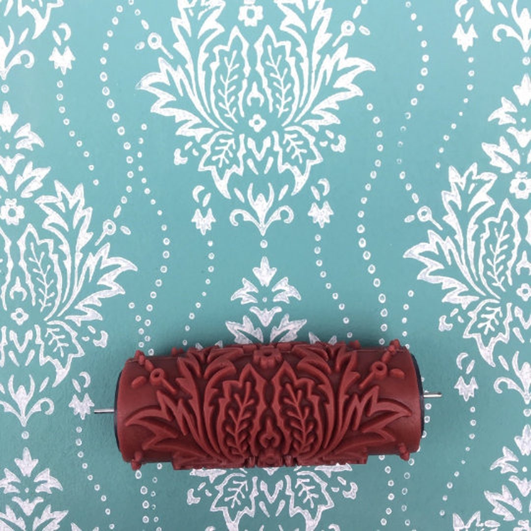 C2 -patterned Paint Roller, Wall Decoration, House Painting, Pattern ...
