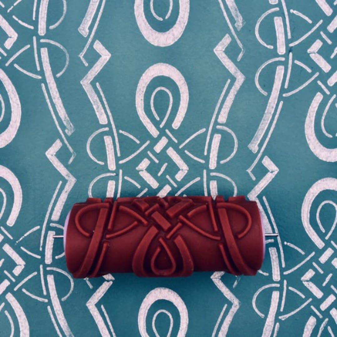 C13-patterned Paint Roller, Wall Decoration, House Painting, Pattern ...