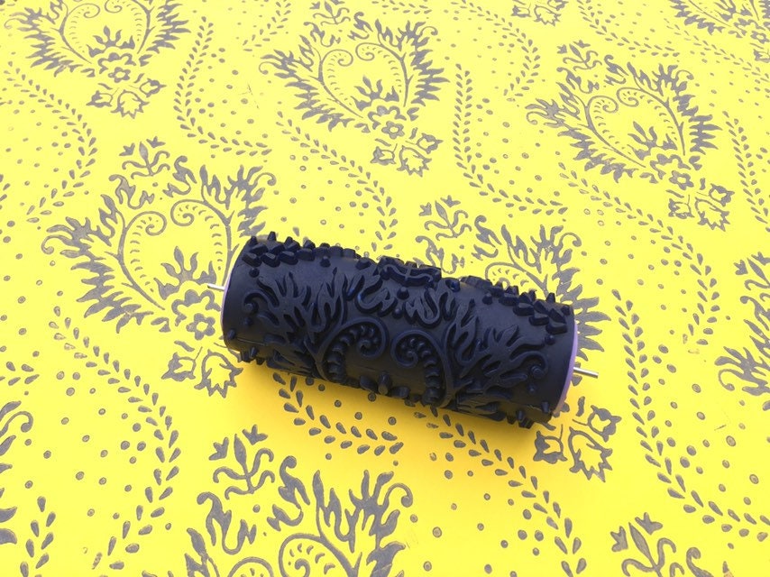 Pattern Paint Rollerno38heart Wall Decor Rubber Roller - Etsy