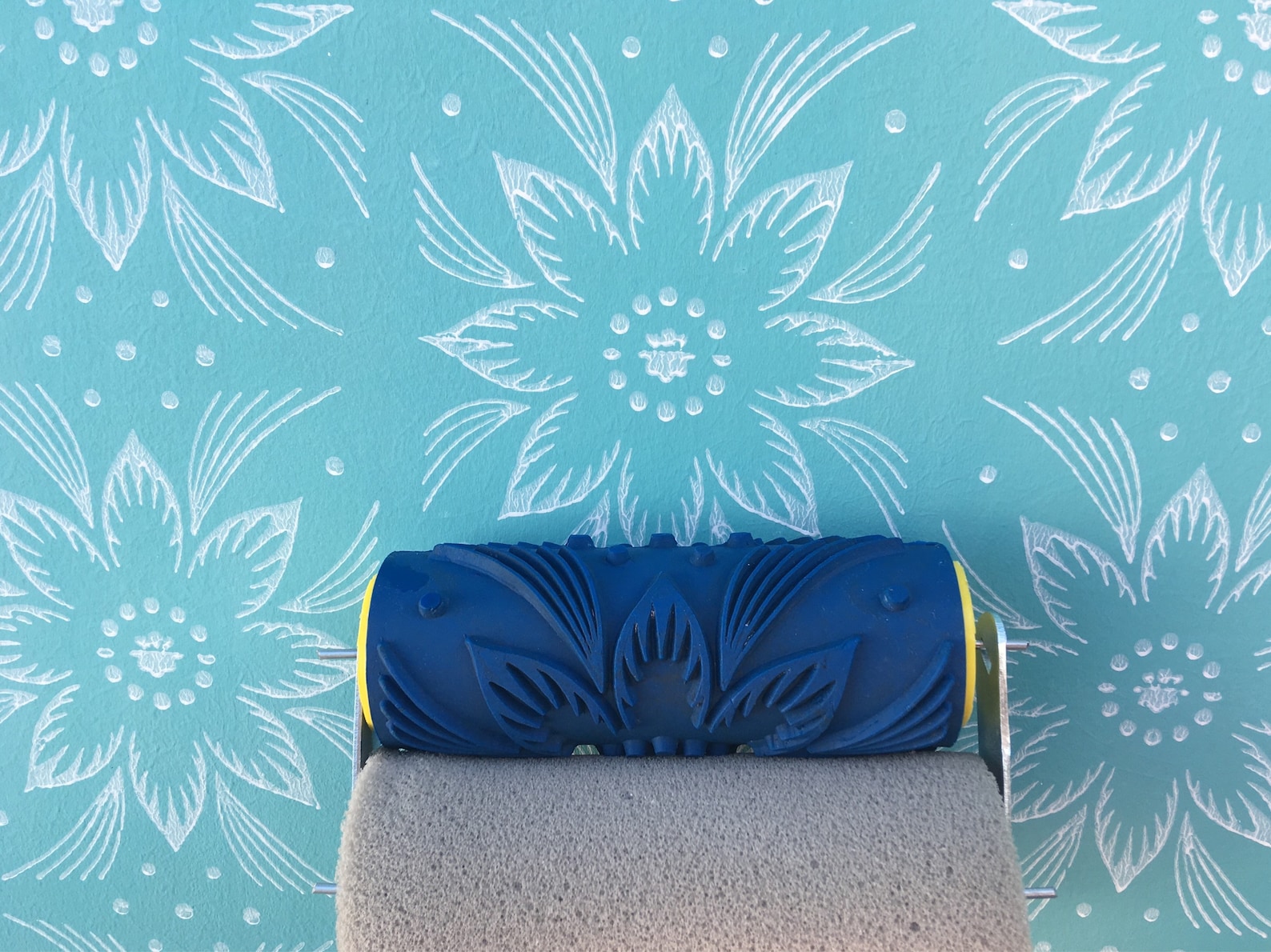 Pattern Paint Roller, SUNFLOWE,40 ,wall Roller, Wall Decor, Pattern ...