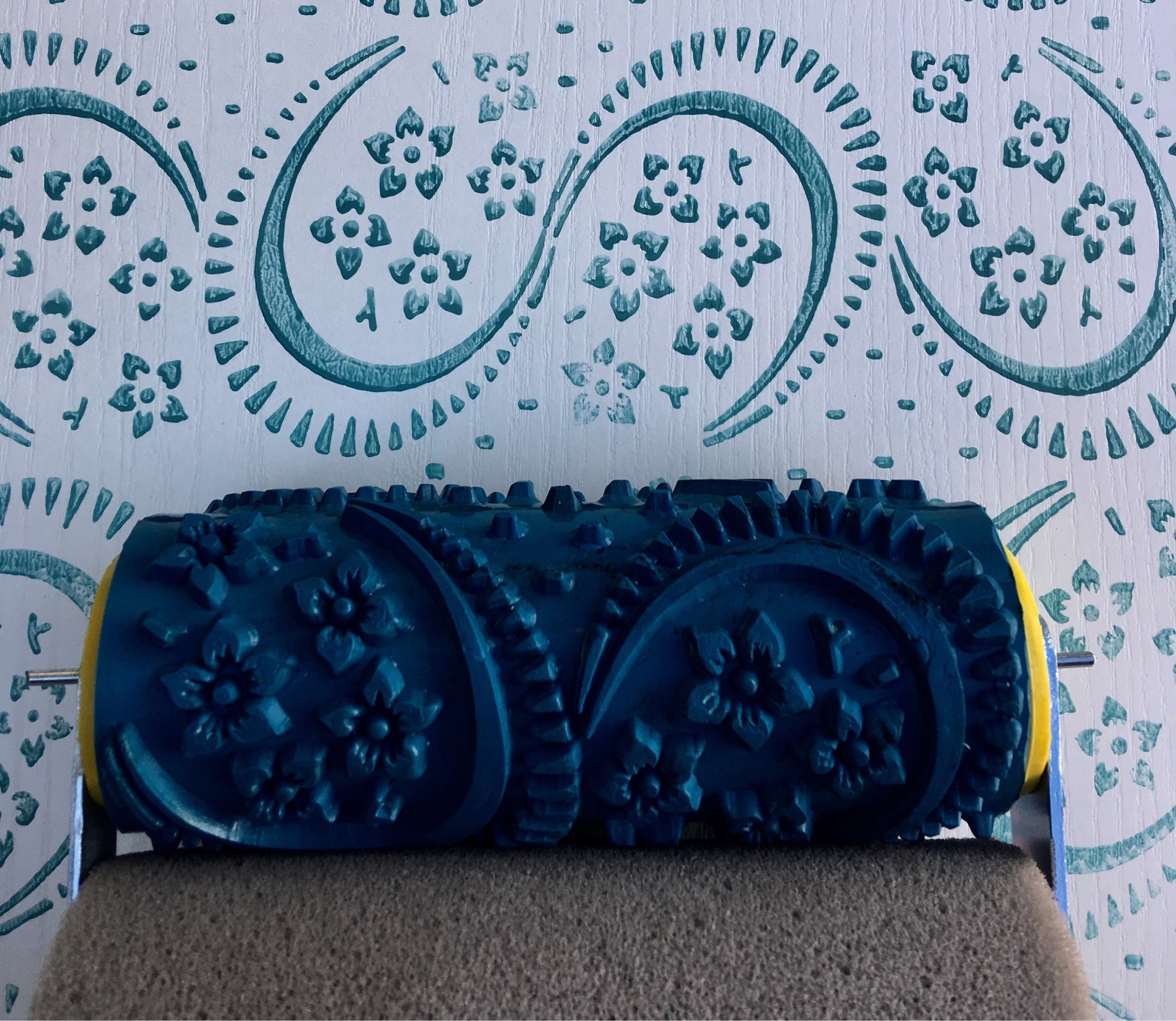 Pattern Paint Rollerno6,eight PATTERN-, Rubber Roller, Wall Decor ...