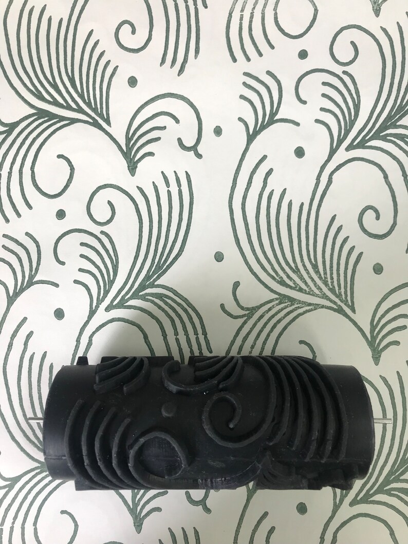 129 -patterned Paint Roller, Wall Decoration, House Painting, Pattern ...