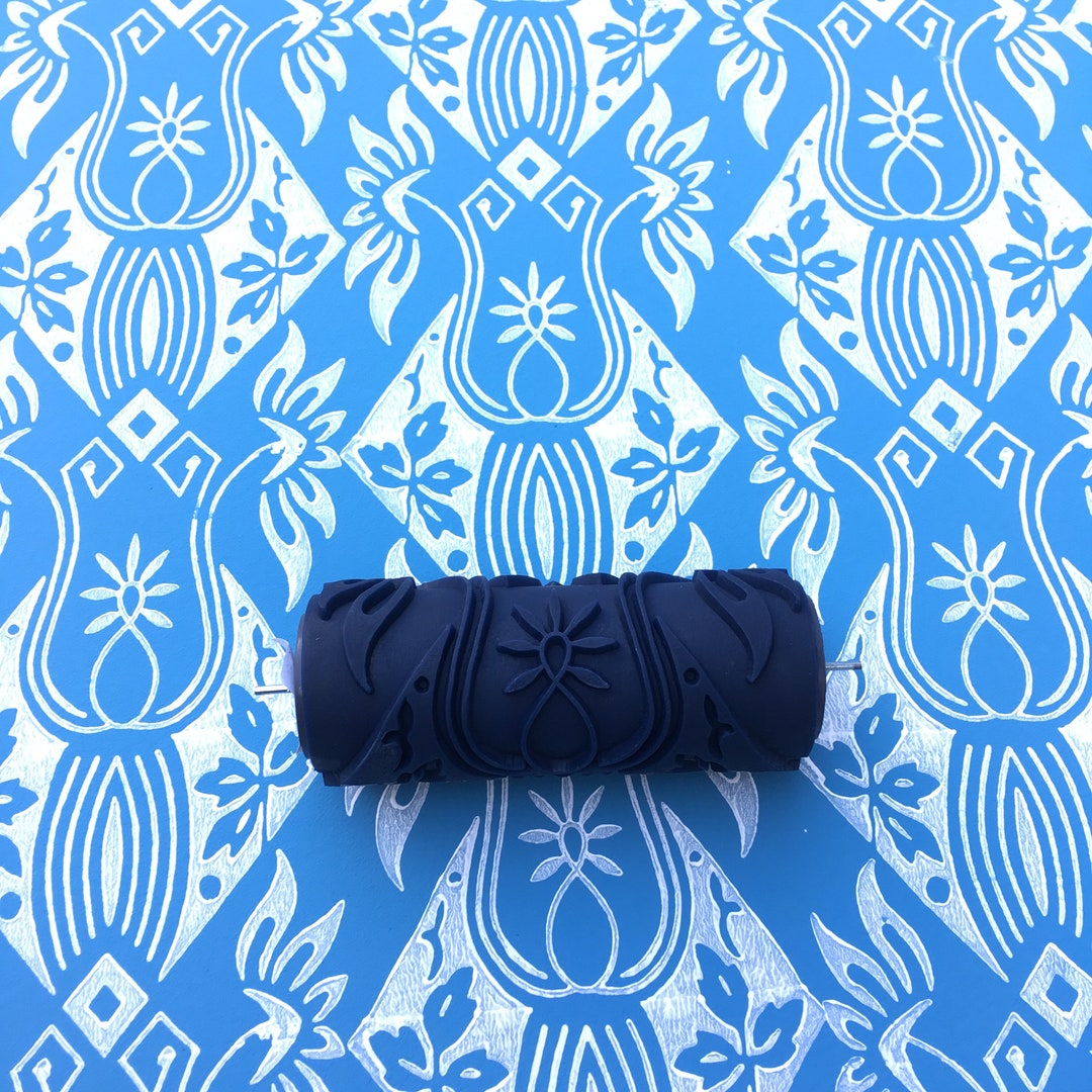 Paint Roller Wallno14,floster, Pattern Rubber Roller, 15cm, Patterned ...