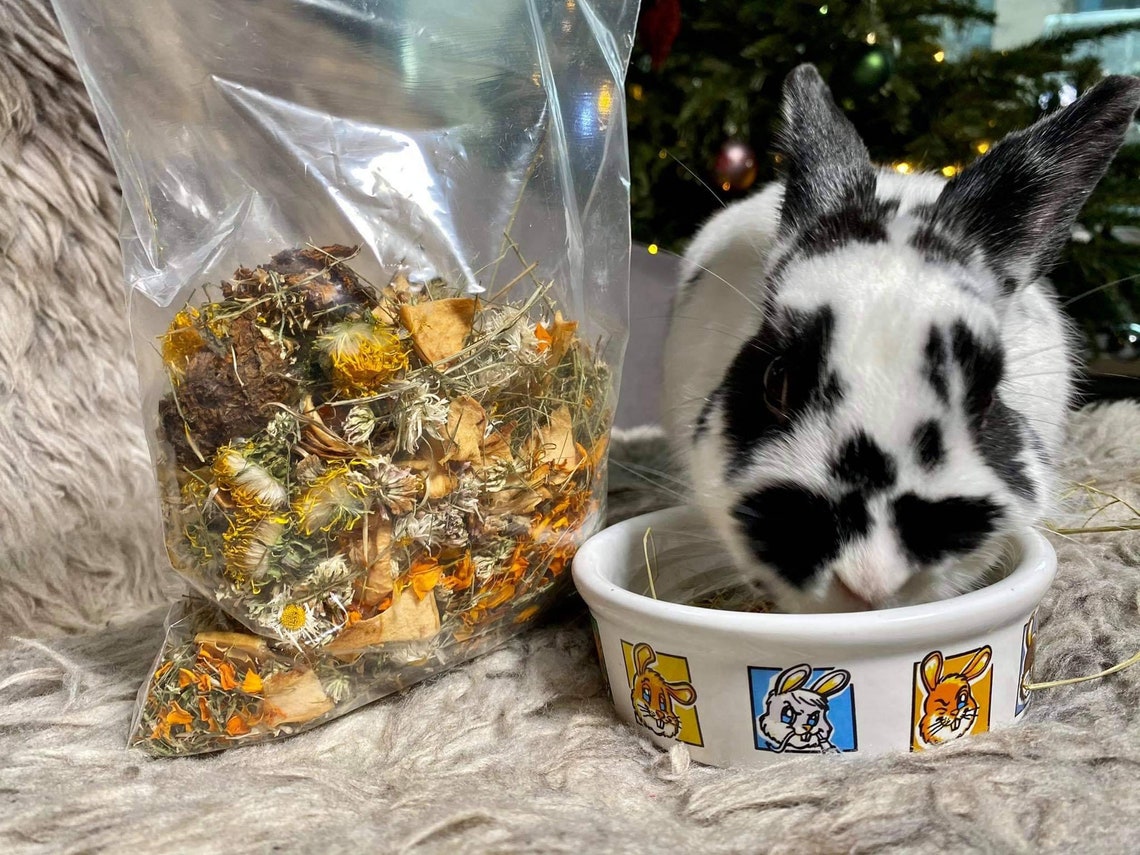 Rabbit Food Dried Natural Grass and Flowers Selection Bunny - Etsy