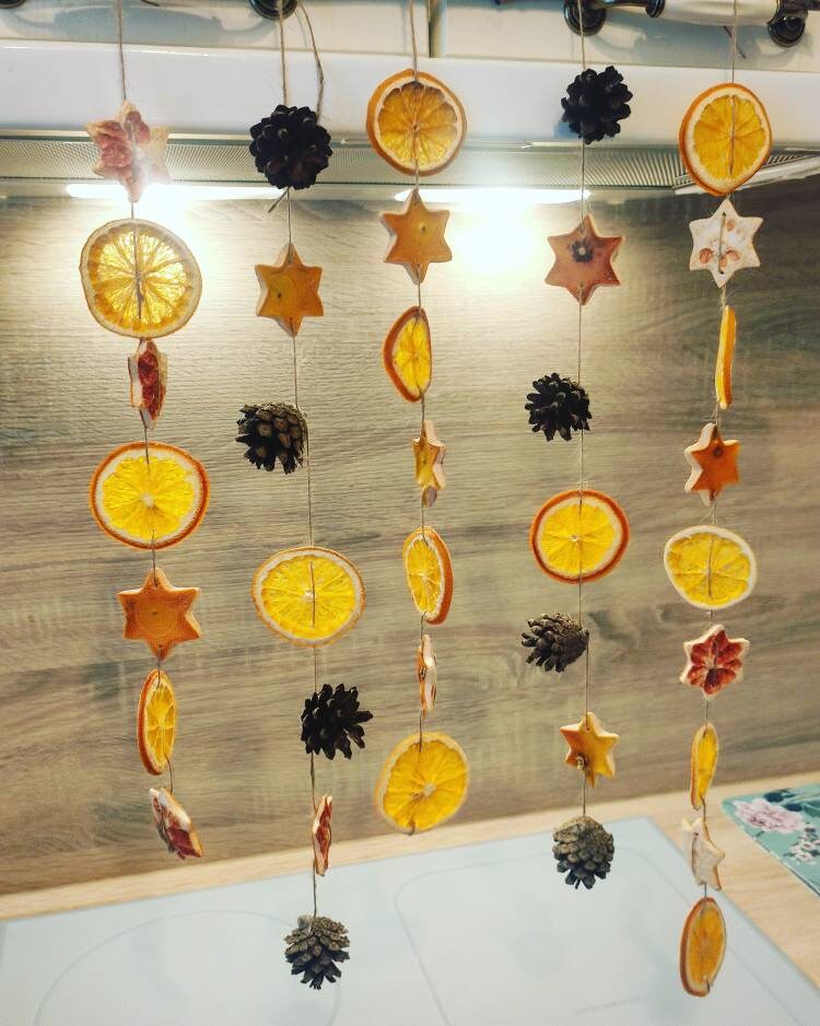 Hanging Citrus Decoration Garland Decoration - Etsy