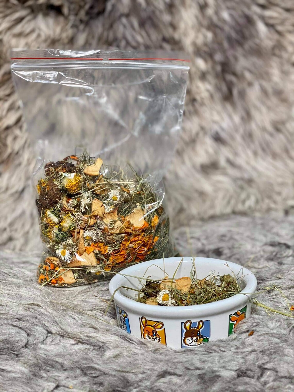 Rabbit Food Dried Natural Grass and Flowers Selection Bunny - Etsy