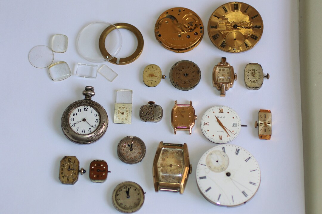 195g Lot of Vintage & Modern Watches – Broken, Damaged, for Parts Only ...
