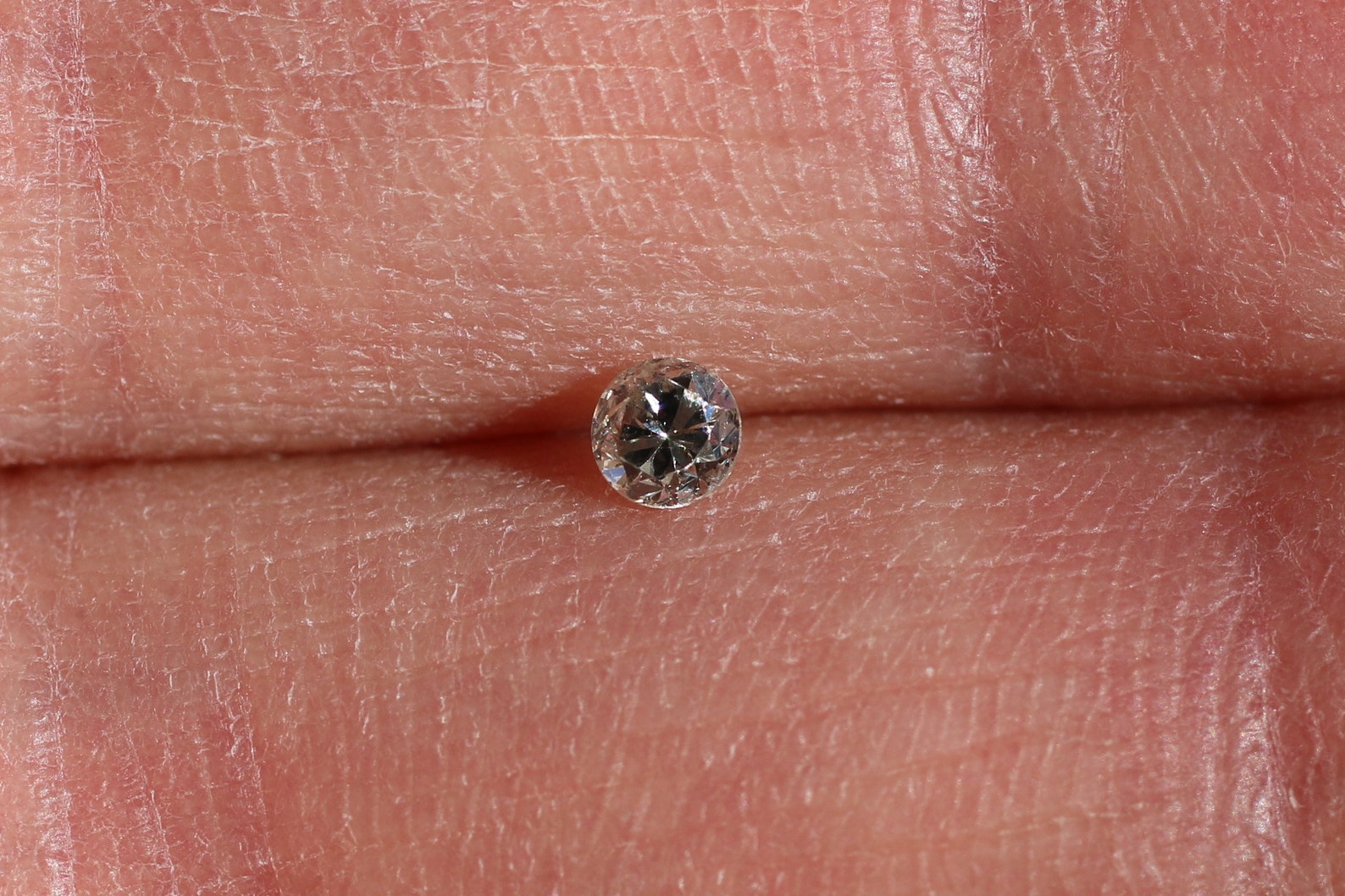 Small Round Brilliant Cut Loose Diamond Faint Brown K Color - Etsy