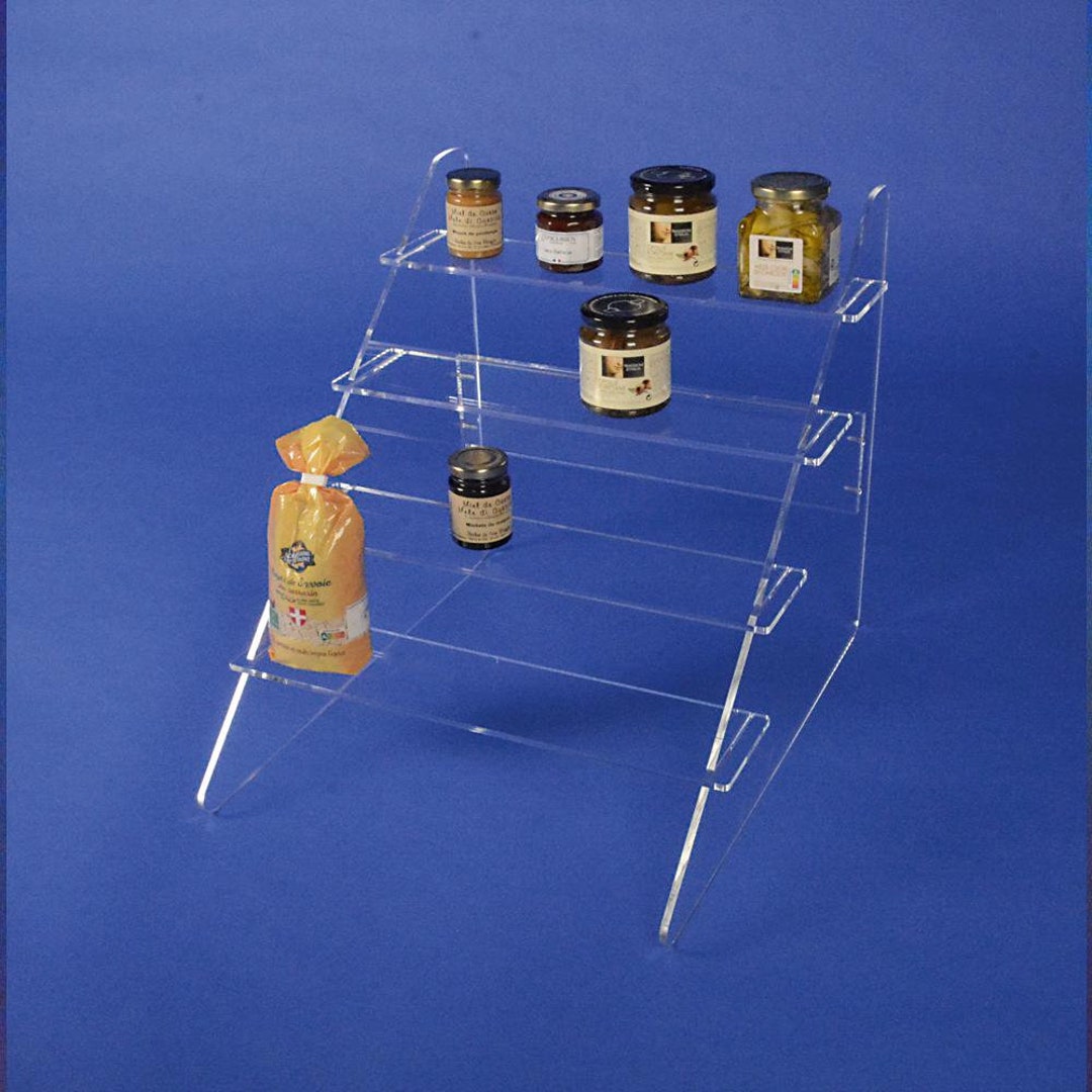Plexiglas Display With 4 Shelves - Etsy
