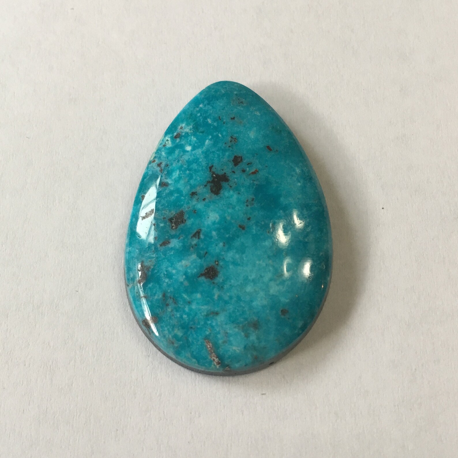 Blue Ridge Turquoise cabochon. Beautiful and unique. | Etsy