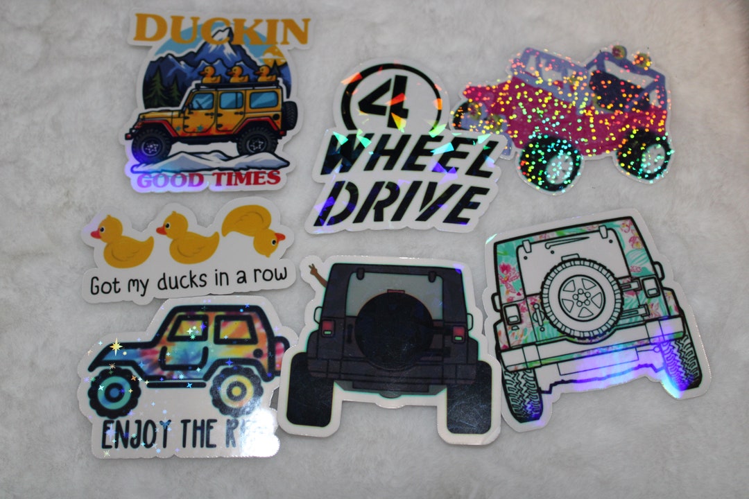 Jeep Inspired Sticker Pack - Etsy