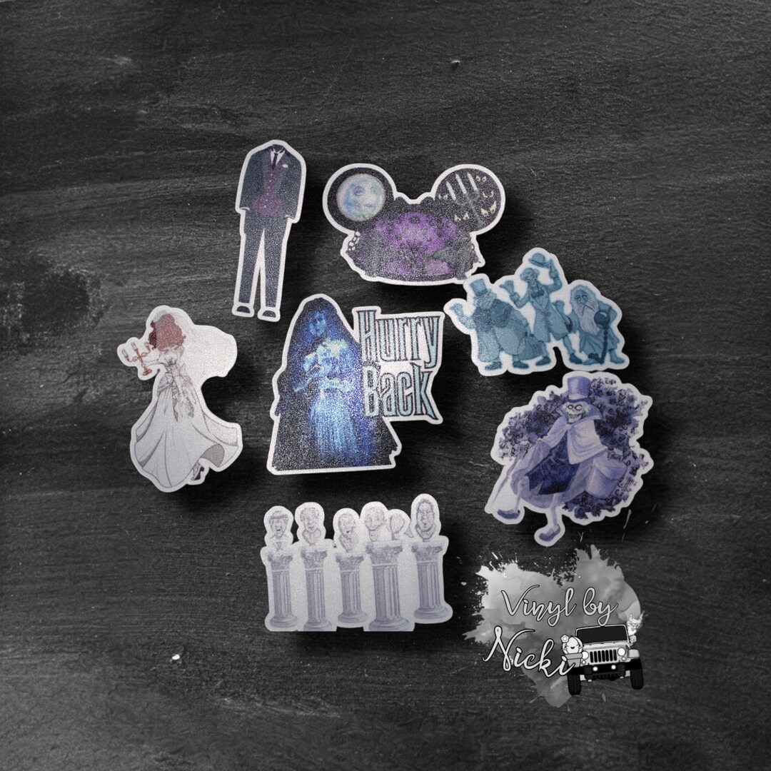 Haunted Mansion Inspired Sticker Pack - Etsy