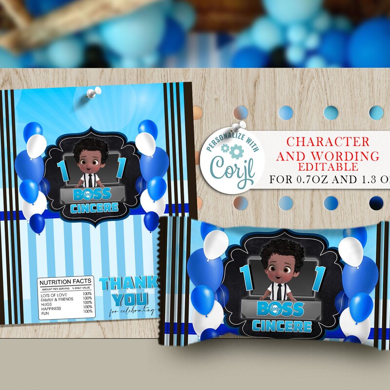 Boss Baby Candy Wrapper - Etsy