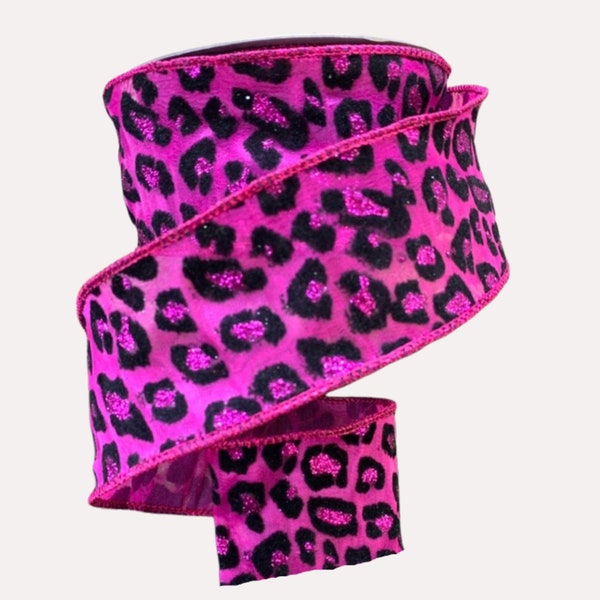 Leopard Ribbon - Etsy