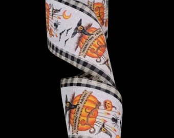 Halloween Wired Ribbon - Etsy