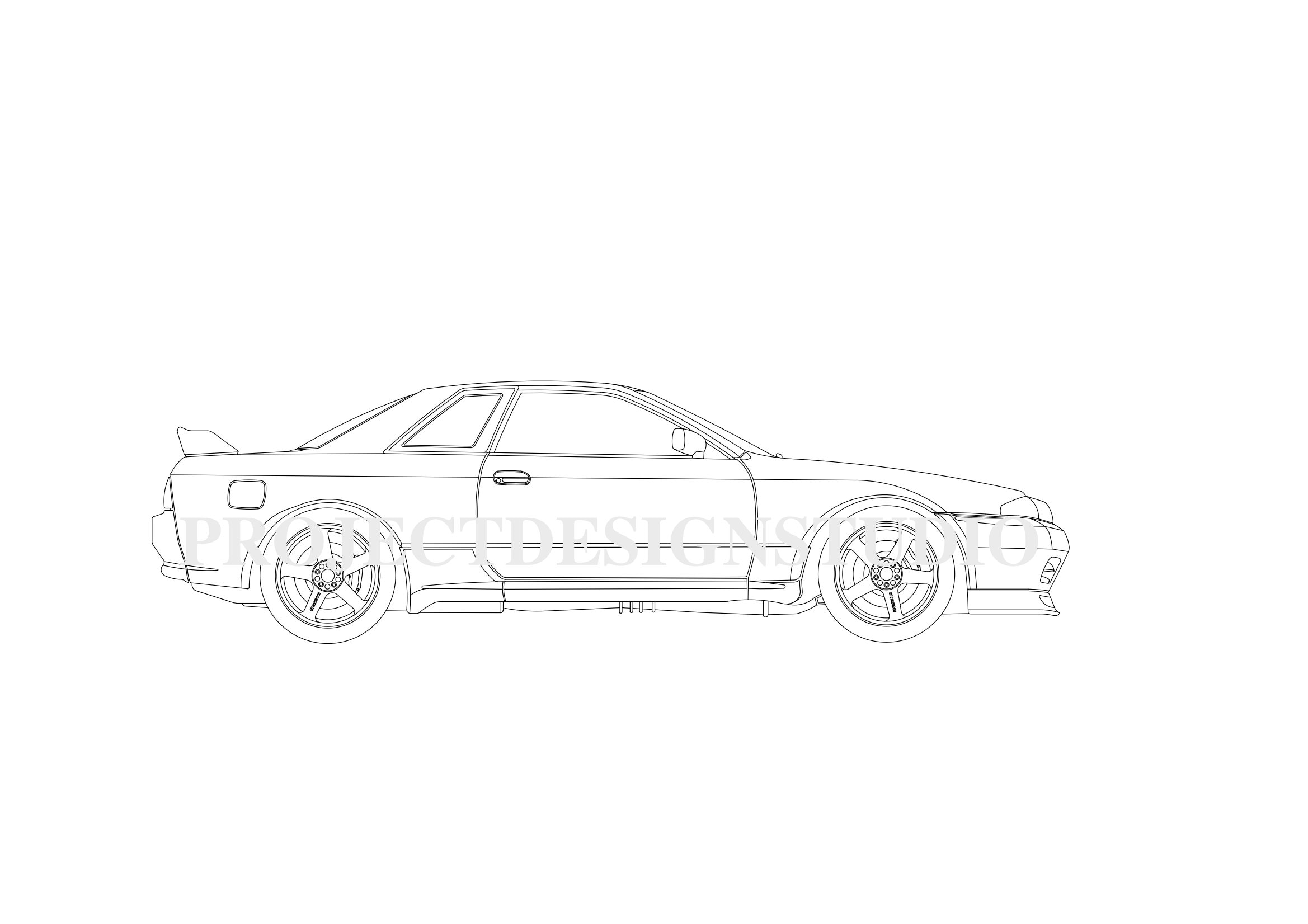 NISSAN SKYLINE R32 Print Poster - Etsy