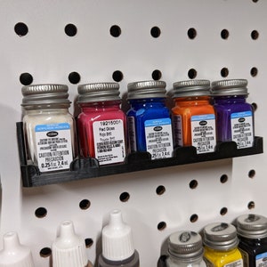 Hobby Storage - Testors Acrylic Paint Racks Holders for Peg Board - Etsy