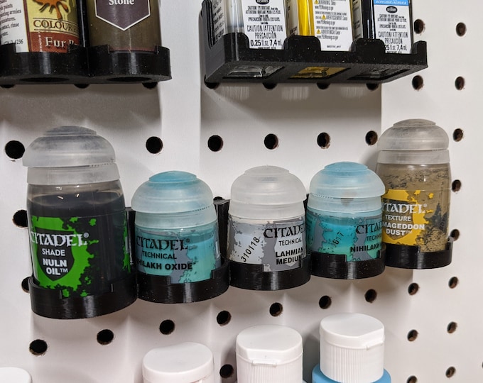 Hobby Storage - Citadel Games Workshop Paint Racks Holders for Peg ...