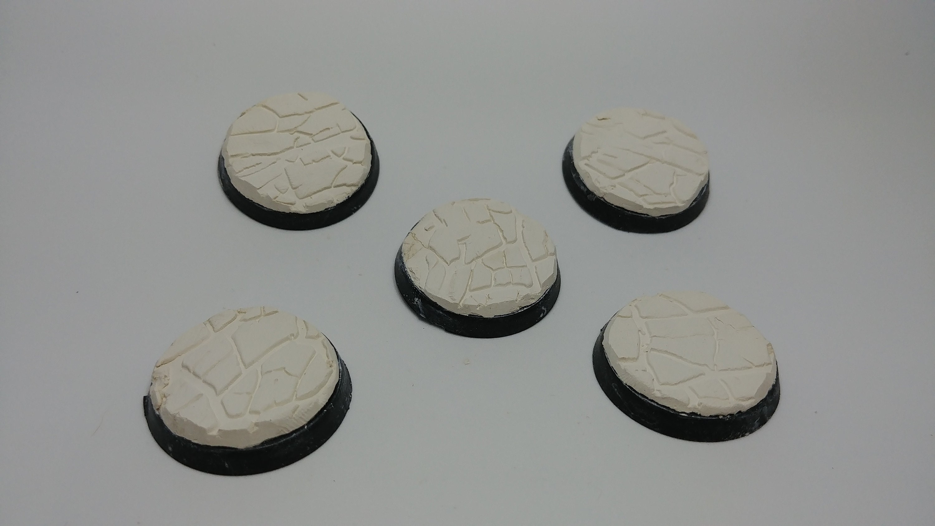 Broken Ground Texture Bare Clay Bases for Miniatures | Etsy