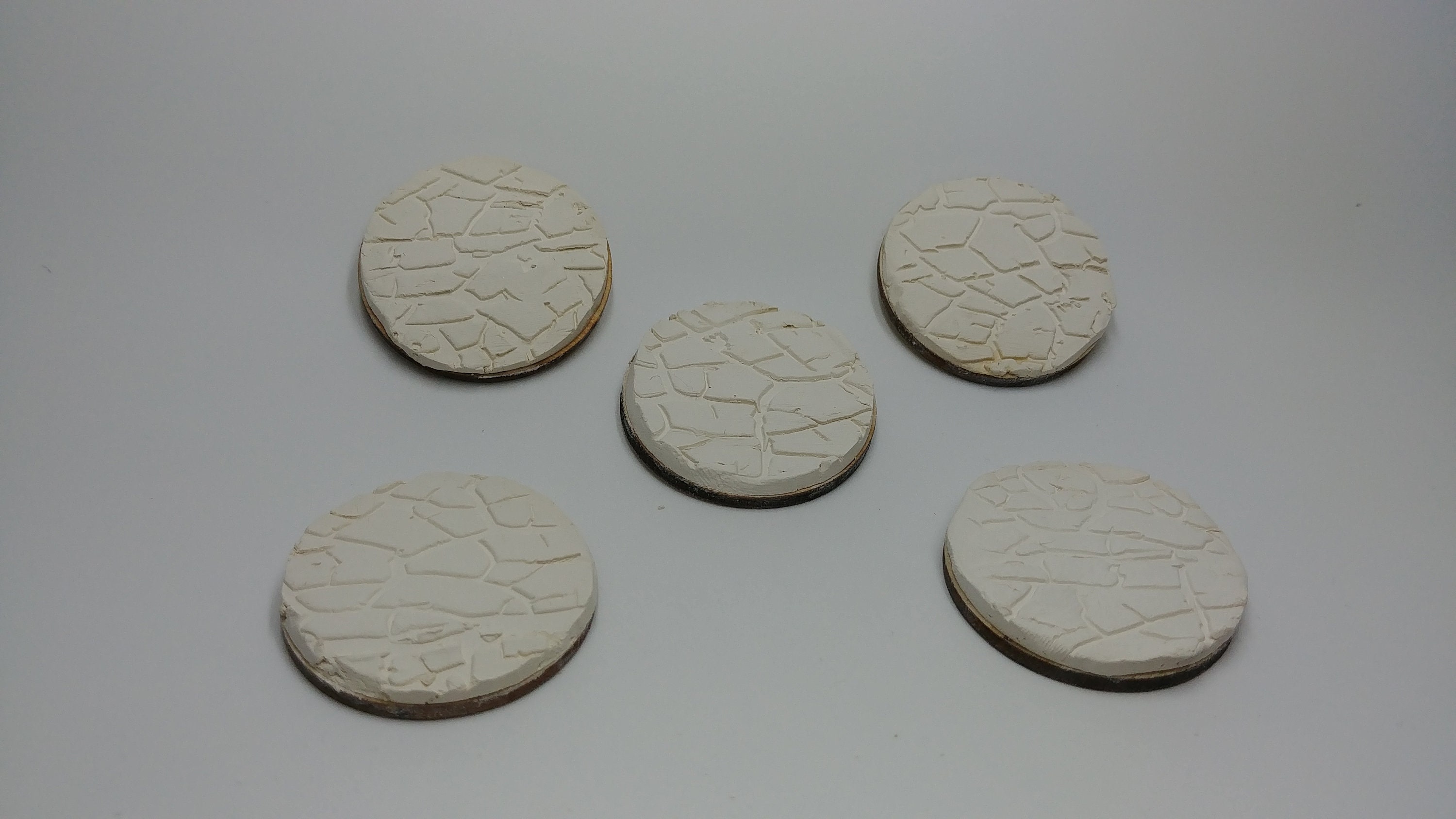 Broken Ground Texture Bare Clay Bases for Miniatures | Etsy