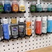 Hobby Storage - 2 Oz Bottle Acrylic Paint Racks Holders for Peg Board ...