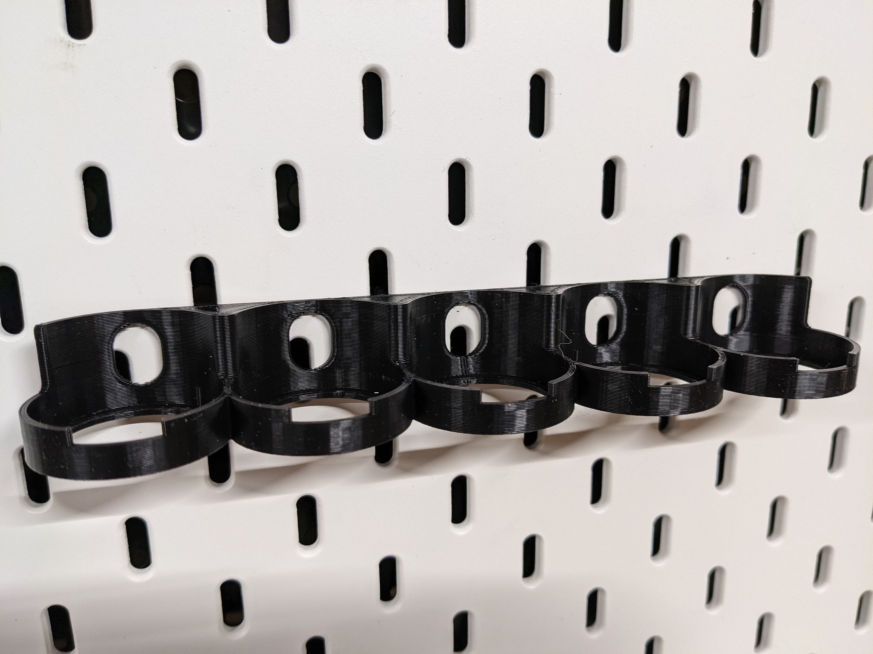 Hobby Storage - Ikea Skadis Peg Board Paint Racks for 2 Oz Bottle ...