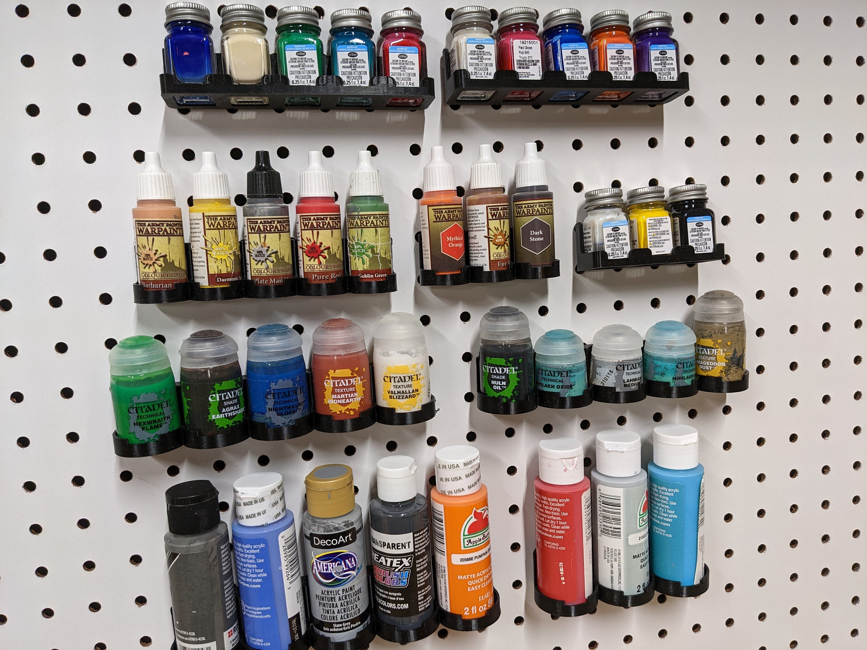 Hobby Storage 2 Oz Bottle Acrylic Paint Racks Holders for - Etsy