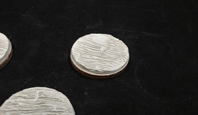 Wood Texture - Bare Clay Bases for Miniatures, Wargaming, or RPG - Etsy
