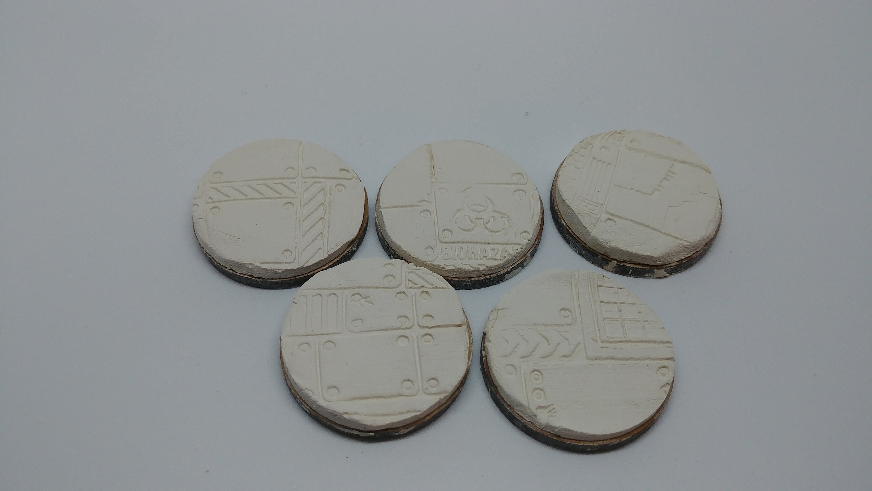 Factory Texture - Bare Clay Bases for Miniatures, Wargaming, or RPG - Etsy