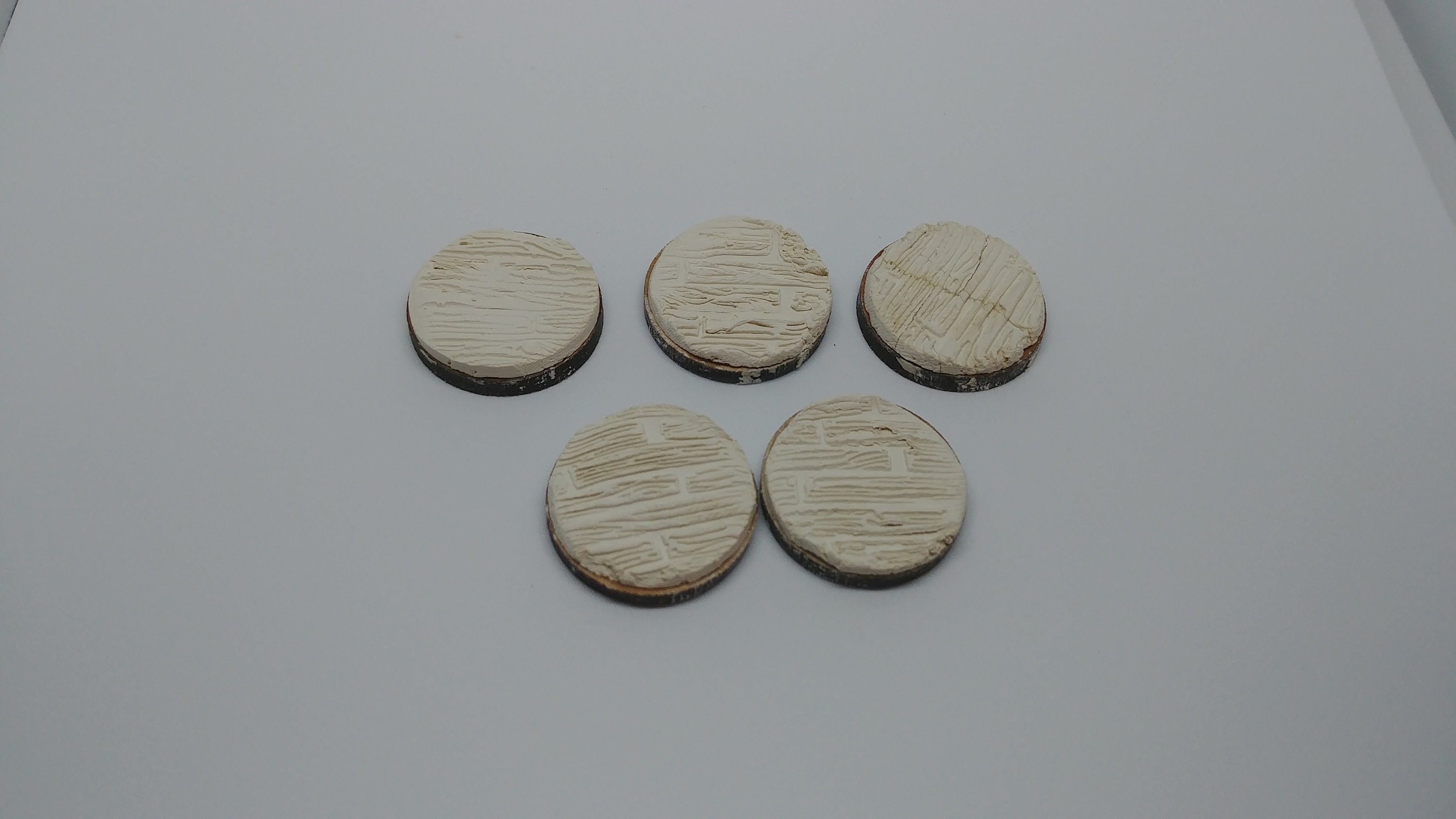 Wood Texture - Bare Clay Bases for Miniatures, Wargaming, or RPG - Etsy