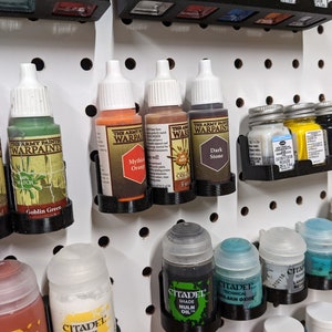 Hobby Storage - Citadel Games Workshop Paint Racks Holders for Peg ...