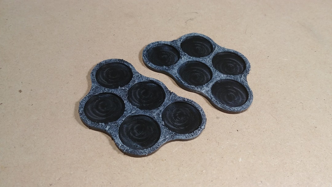 Wargaming Movement Trays - Low Profile Rough Earth Textured Trays ...