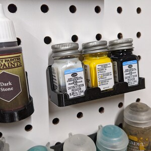 Hobby Storage - Testors Acrylic Paint Racks Holders for Peg Board - Etsy