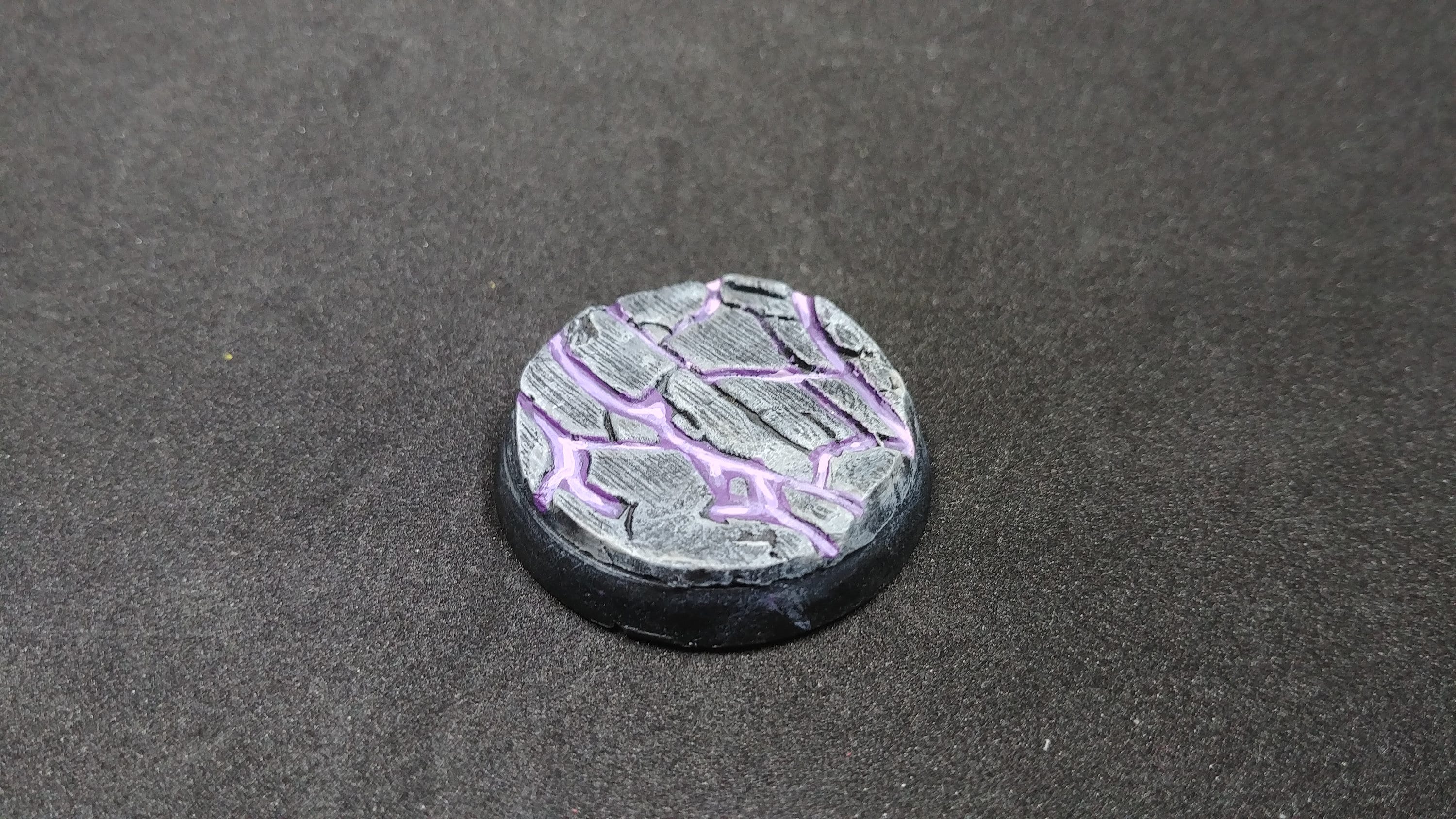 Broken Ground Texture - Gray Stone and Painted Cracks Finished Clay ...