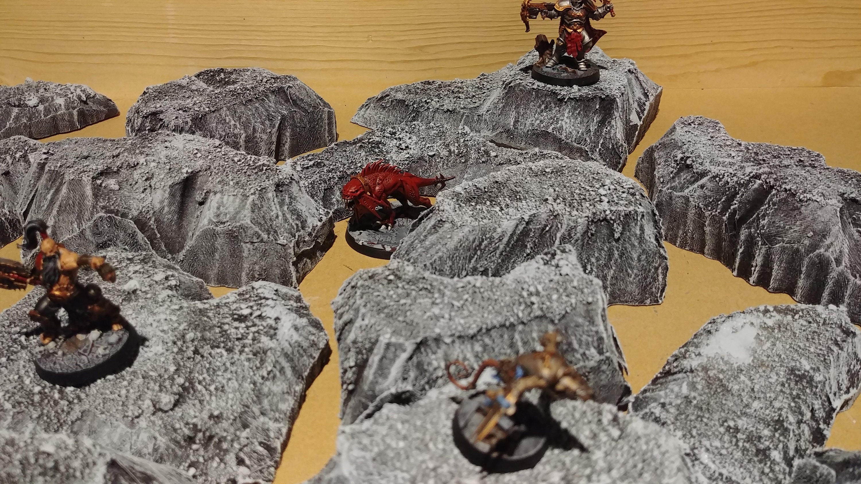 Wargaming Terrain Large Box Set of Hills Stone Finish - Etsy